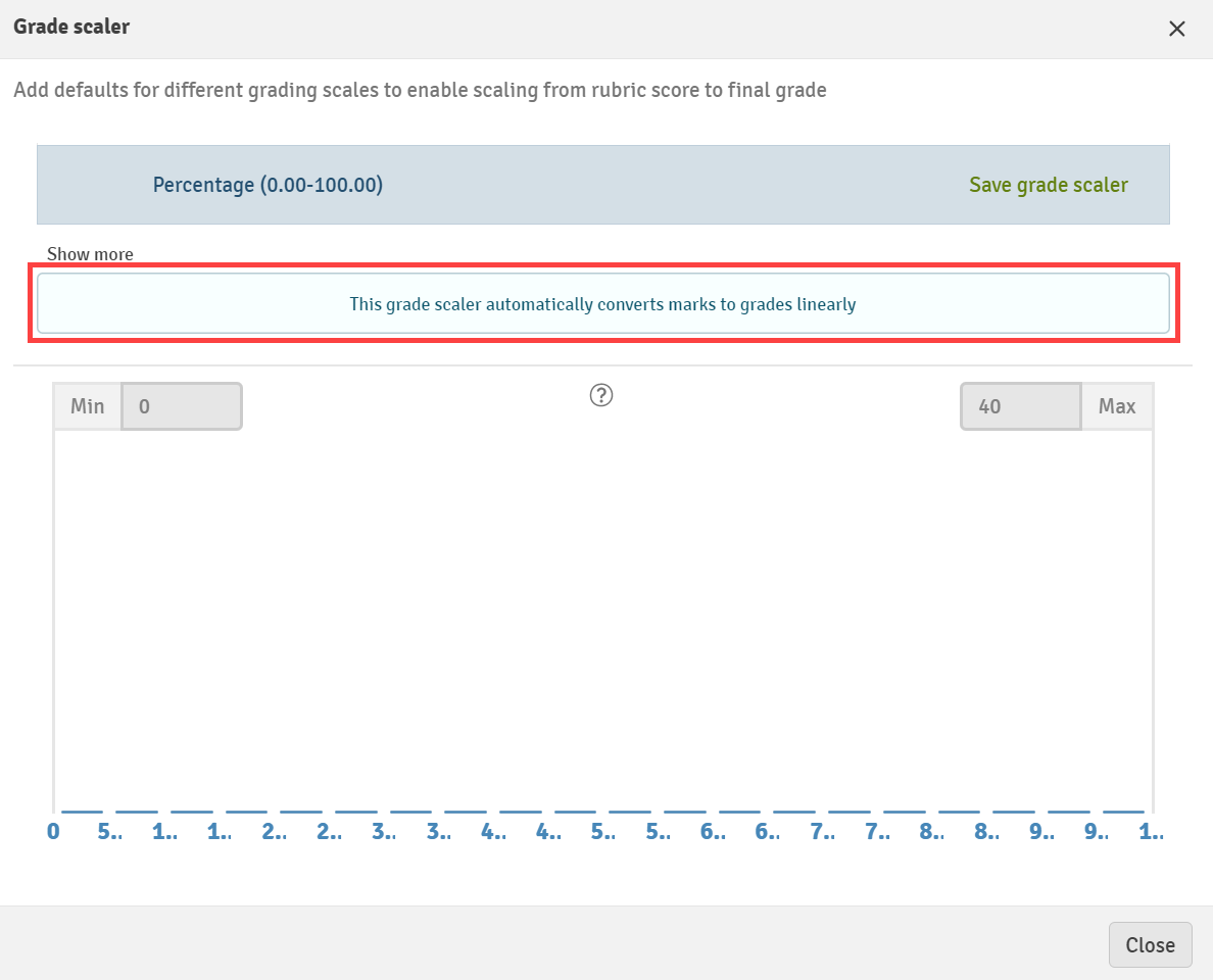 Using the Grade Scaler